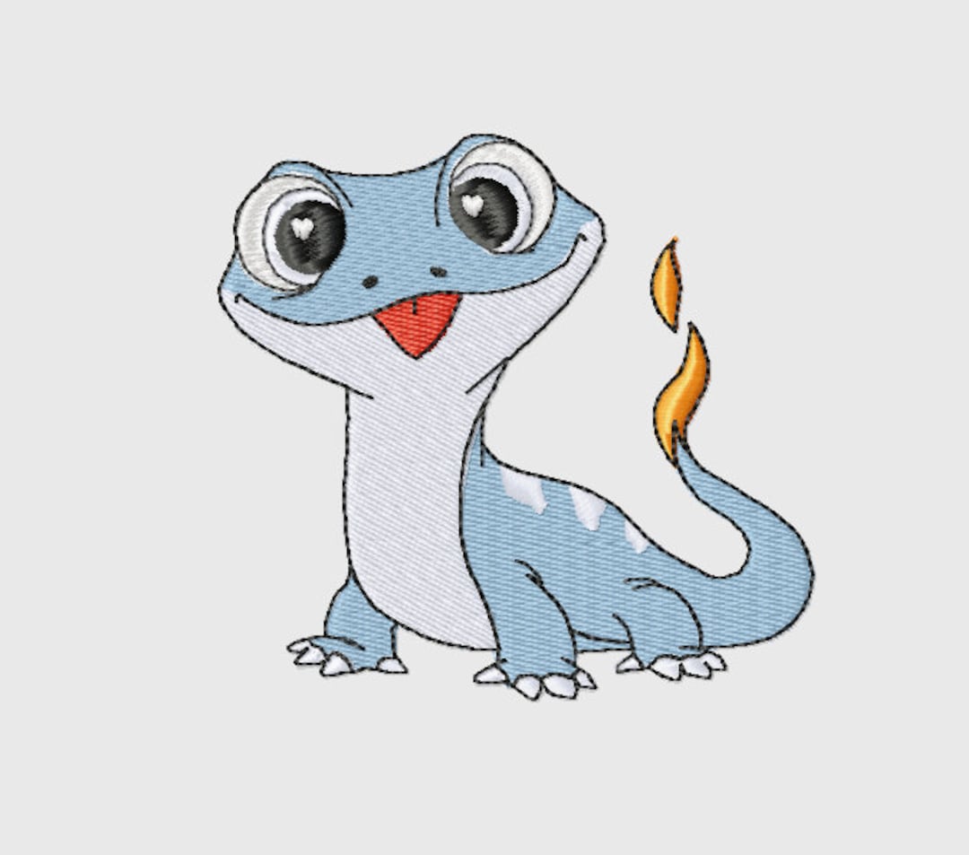 Bruni Fire Spirit - Machine Embroidery Design - Frozen2 Embroidery ...
