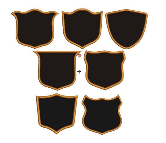 Shield Heraldic Frame Machine Embroidery Design7 Designs - Etsy