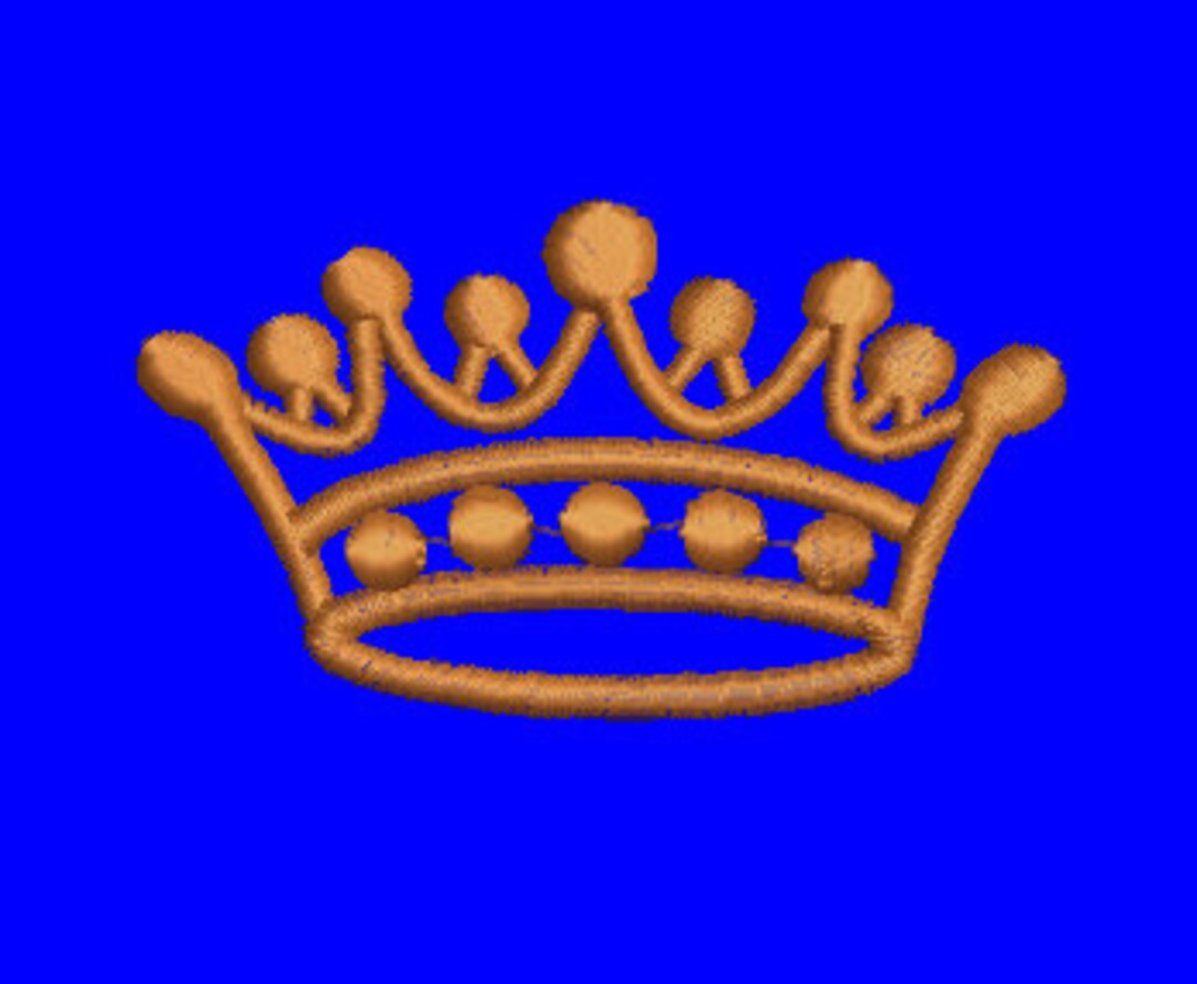 Mini Crown Machine Embroidery Design, 6 Sizes, Instant Download - Etsy