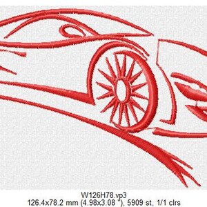Sport Car - Machine Embroidery Design, Embroidery Designs, Embroidery ...