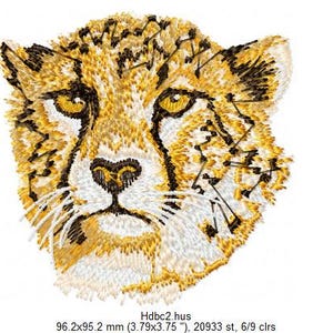 Cheetah- Machine Embroidery Design, Embroidery Designs, Safari Animals ...