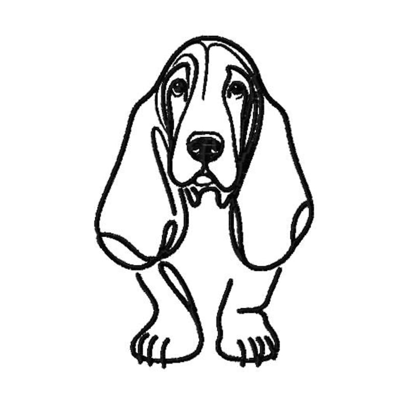 Basset Hound Art - Etsy
