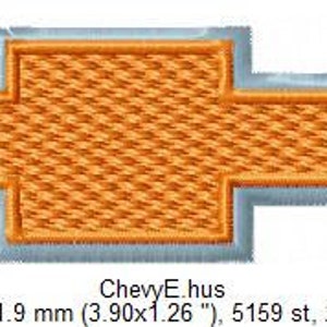 Chevy Emblem - Machine Embroidery Design, Embroidery Designs, Machine ...