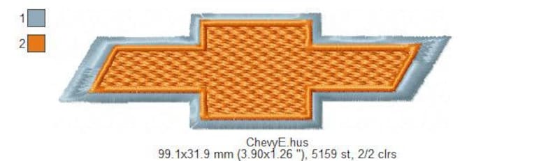 Chevy Emblem - Machine Embroidery Design, Embroidery Designs, Machine ...