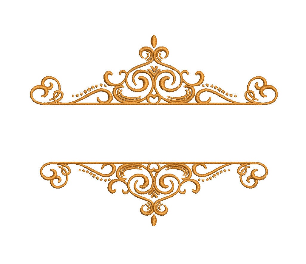 Elegant Scroll Corner Border