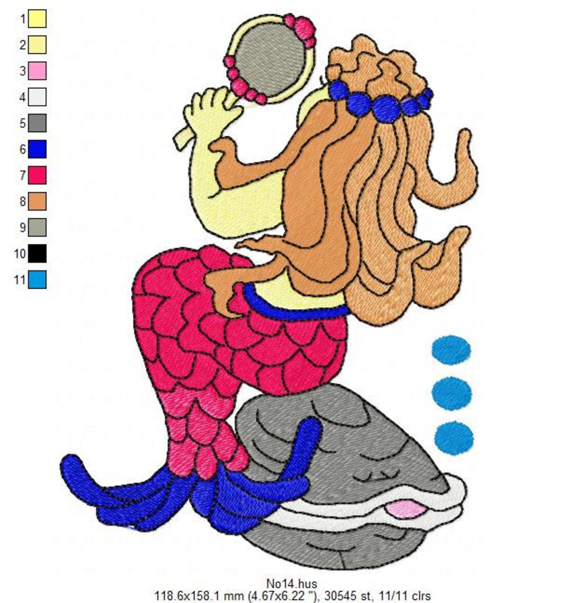 Little Mermaid Machine Embroidery Design ariel 35 Designs - Etsy
