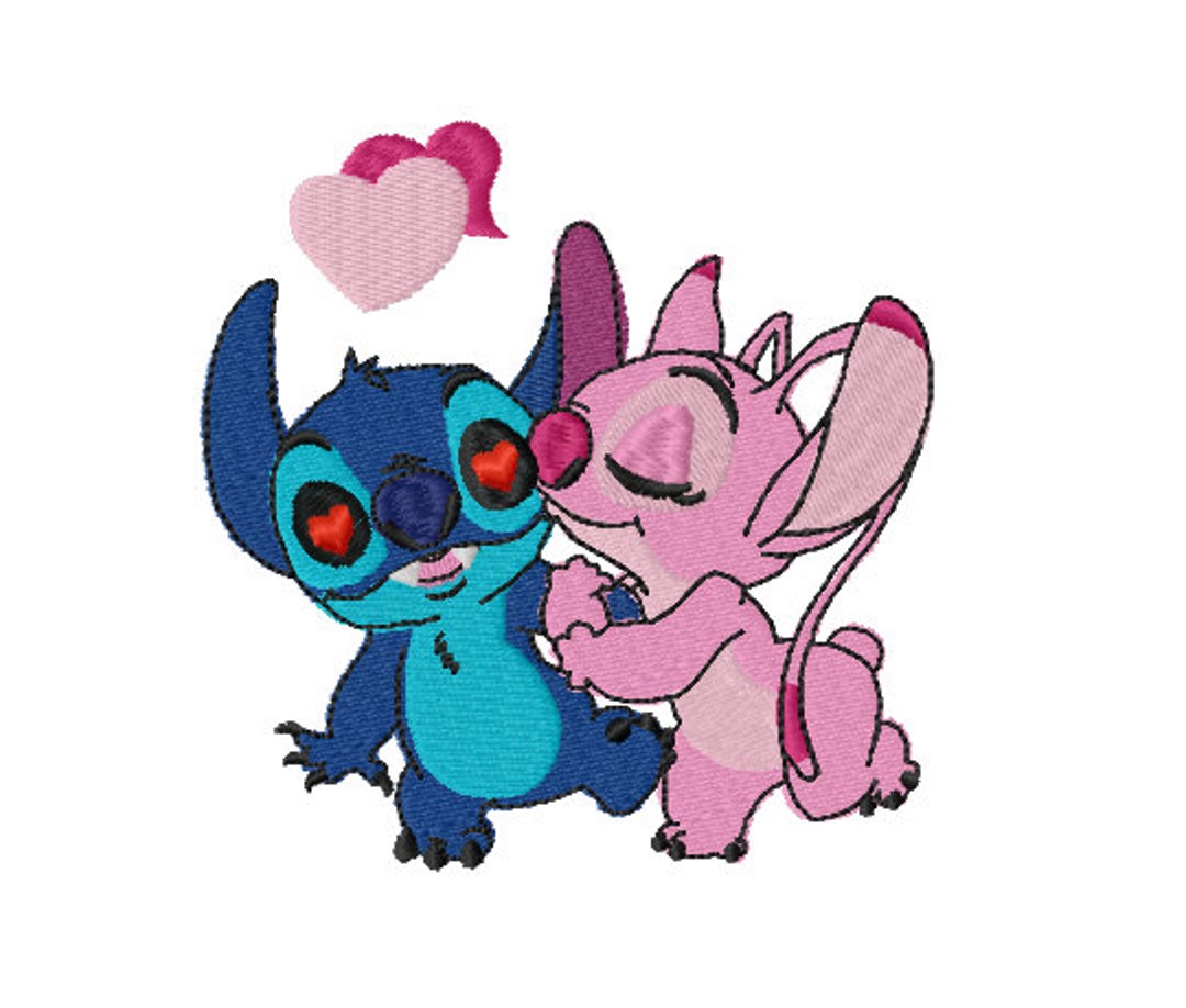 Stitch and Angel - Machine Embroidery Design, Embroidery Designs ...