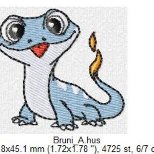 Bruni Fire Spirit - Machine Embroidery Design - Frozen2 Embroidery ...
