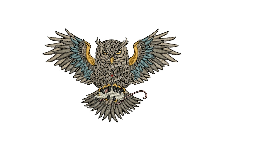 Owl - Machine Embroidery Design, Embroidery Patterns, Embroidery Files ...