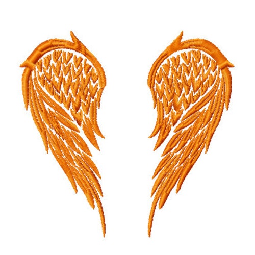 Angel Wings Machine Embroidery Design Embroidery Designs - Etsy