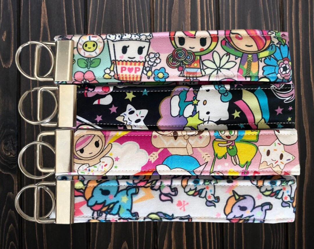 Toki Wristlet Keychain Fob Key Holder - Etsy
