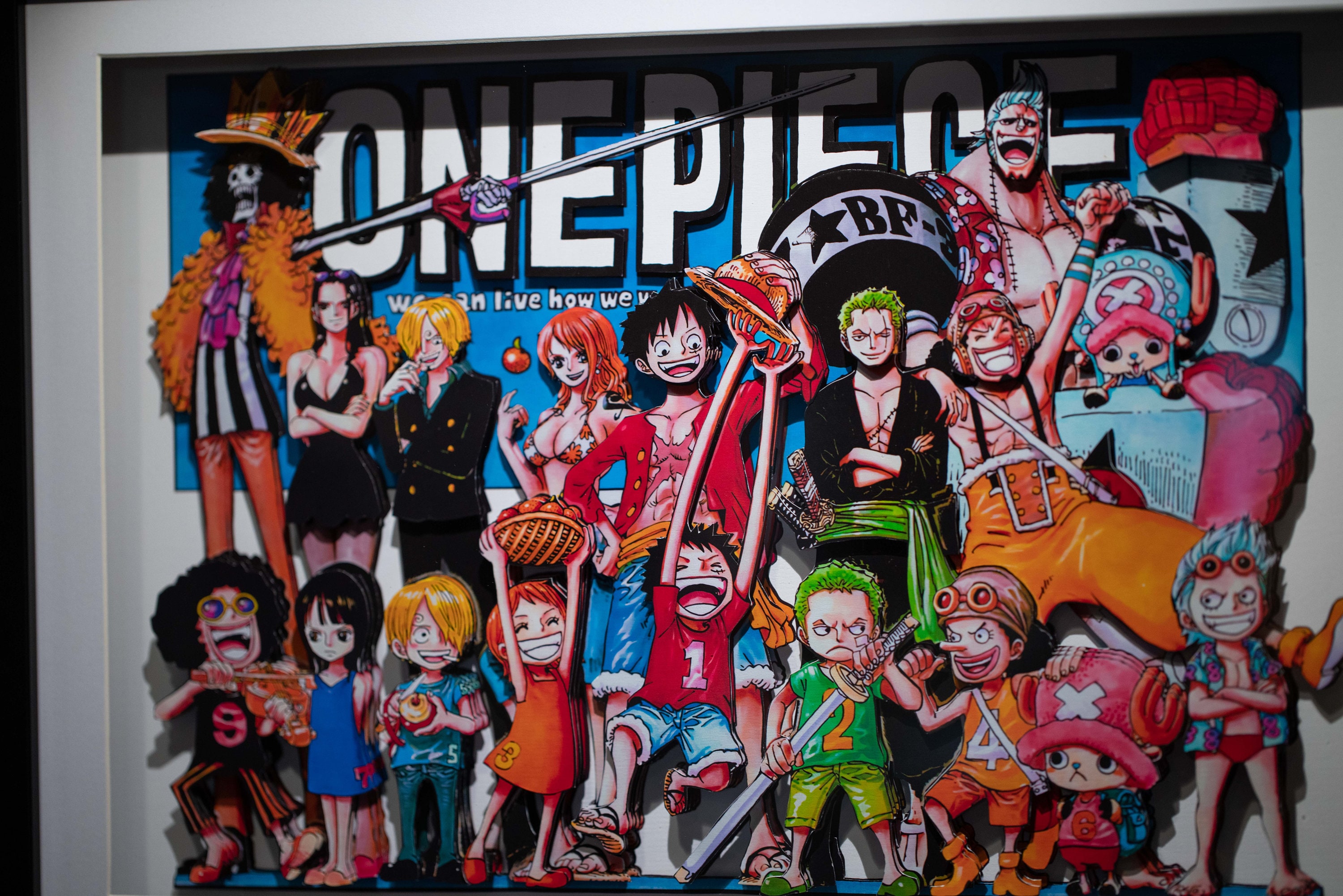 ONE PIECE One Piece Main Character Multilayer 3D Wall Art - Etsy