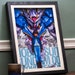 GUNDAM, Gundam Anime Multilayered Frame Art, Japanese Anime Wall Decor ...