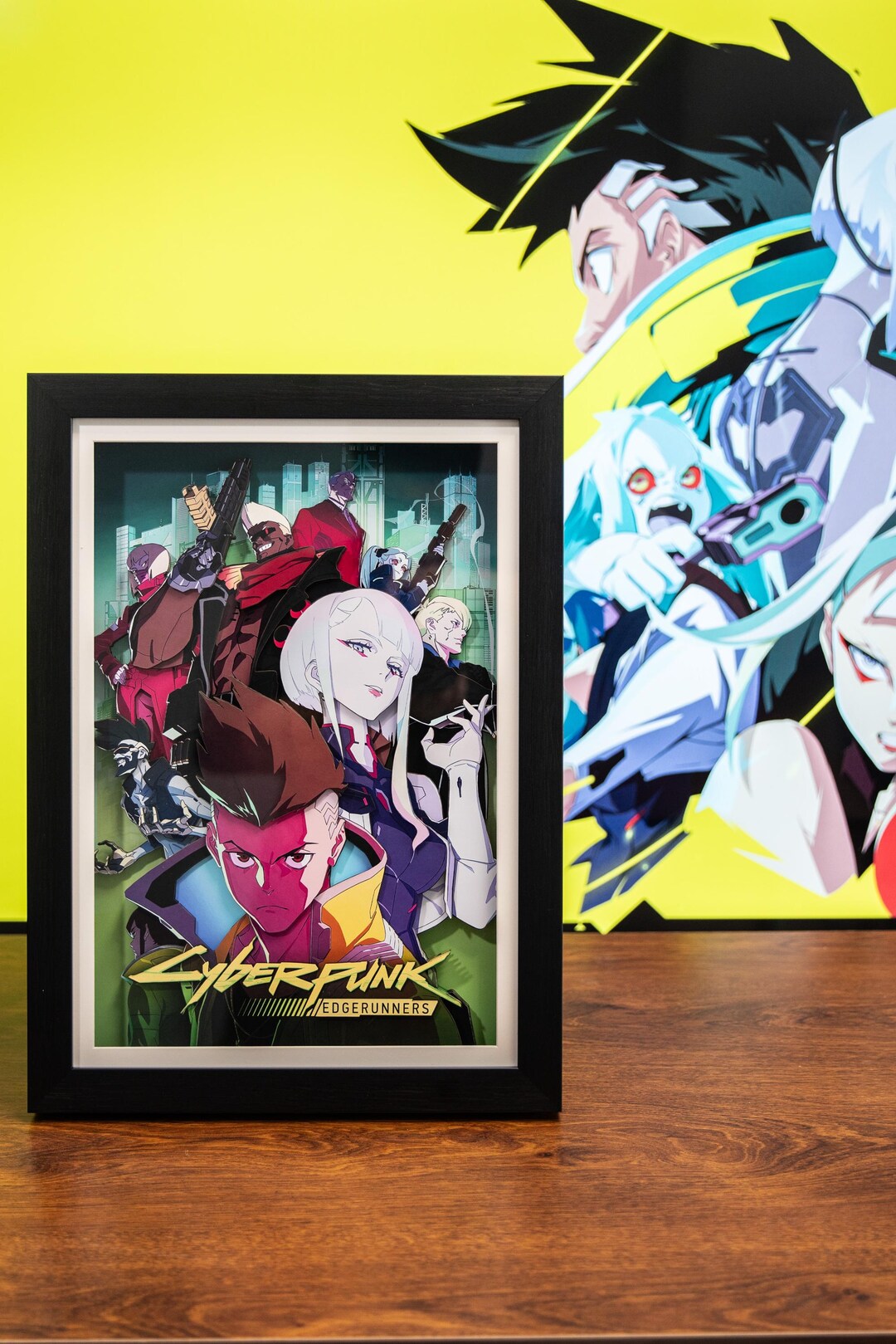 Cyberpunk 2077 Edgerunner, 2077 Main Character, Multilayer 3D Wall Art ...