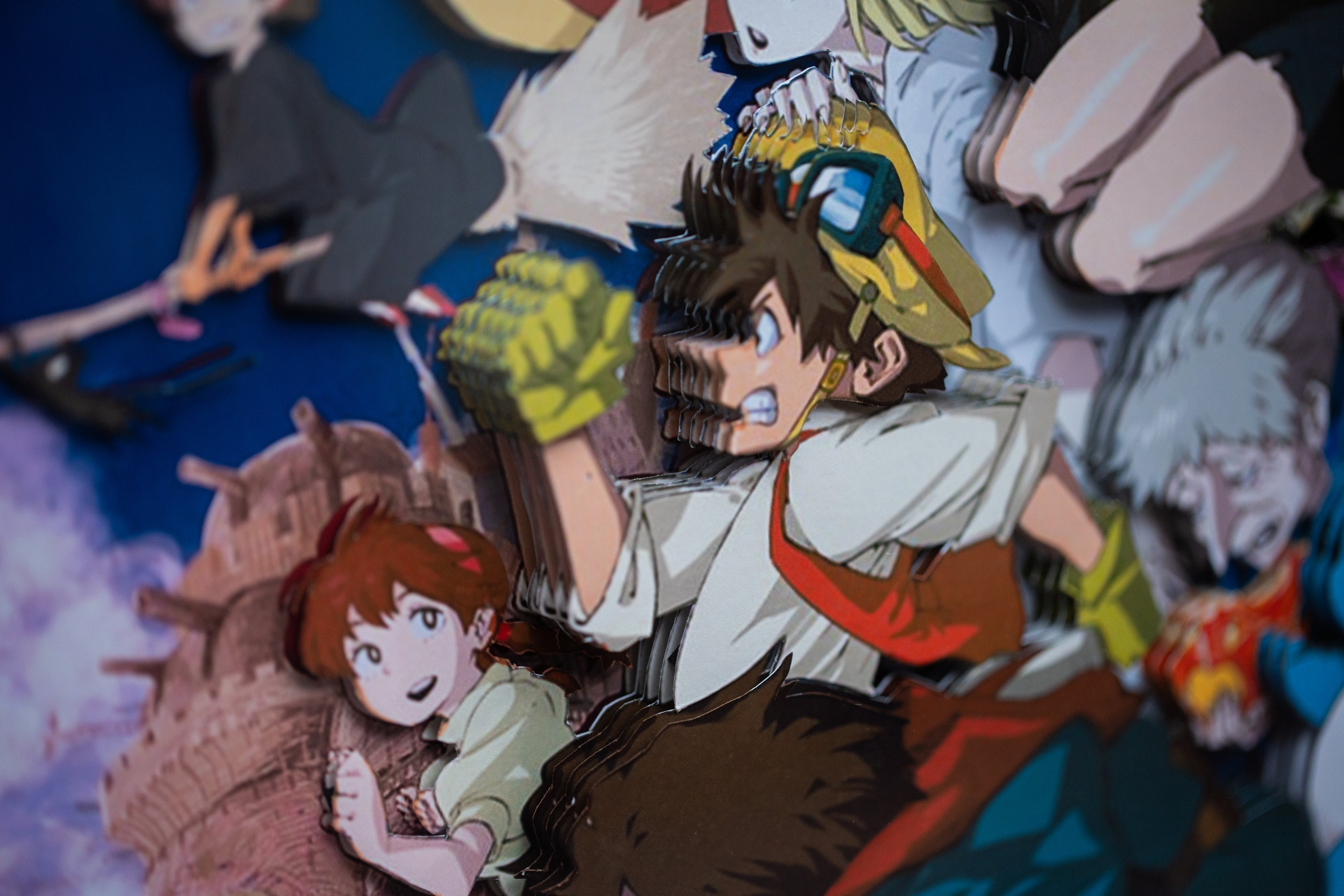 GHIBLI, Studio Ghibli Anime Multilayered Frame Art, Miyasaki Hayao ...