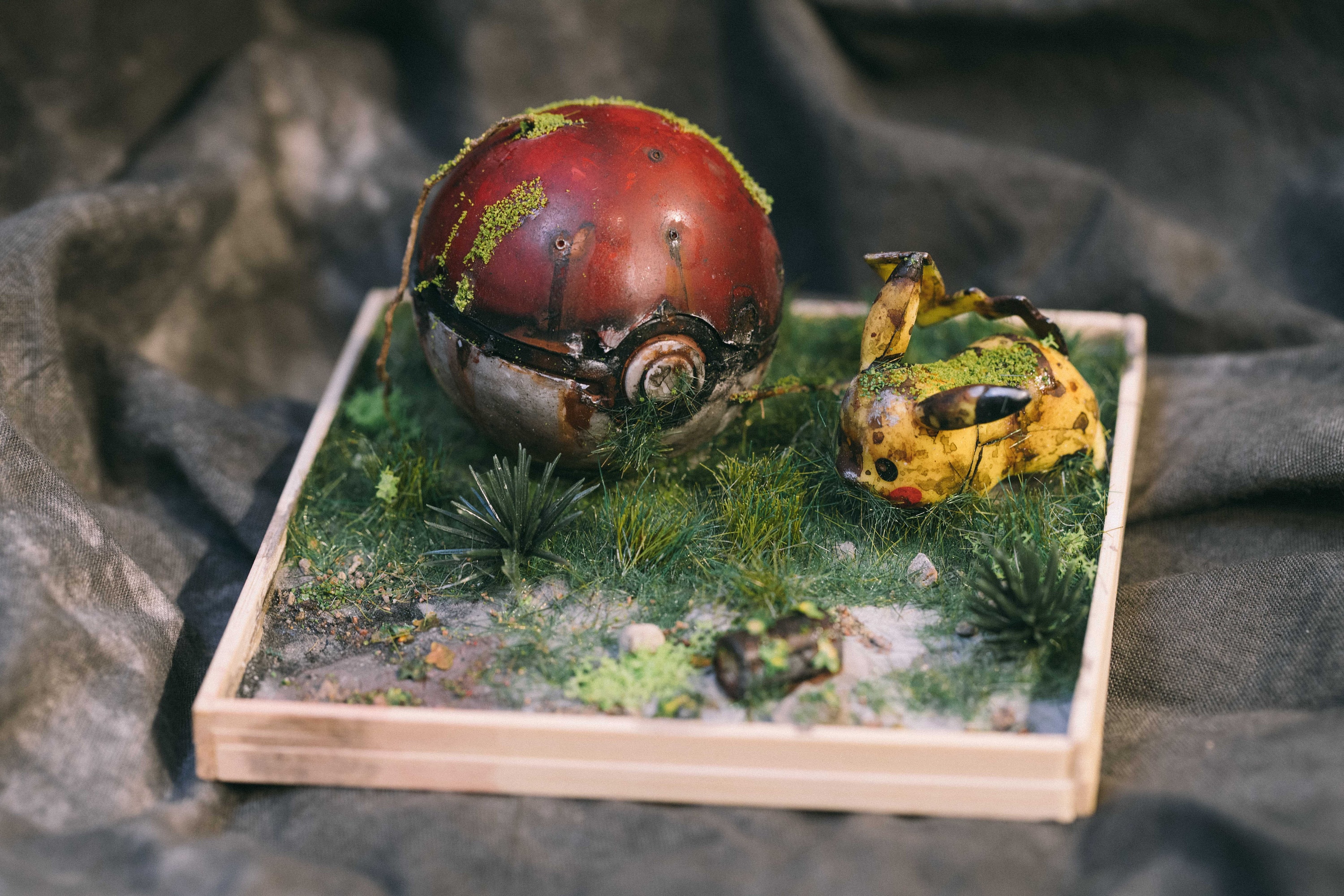 Poké Ball Miniature Miniature Landscape Pokemon Pikachu - Etsy