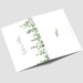 Happy Birthday Card, Green Leaves, Birthday Folded Card, Printable Card ...