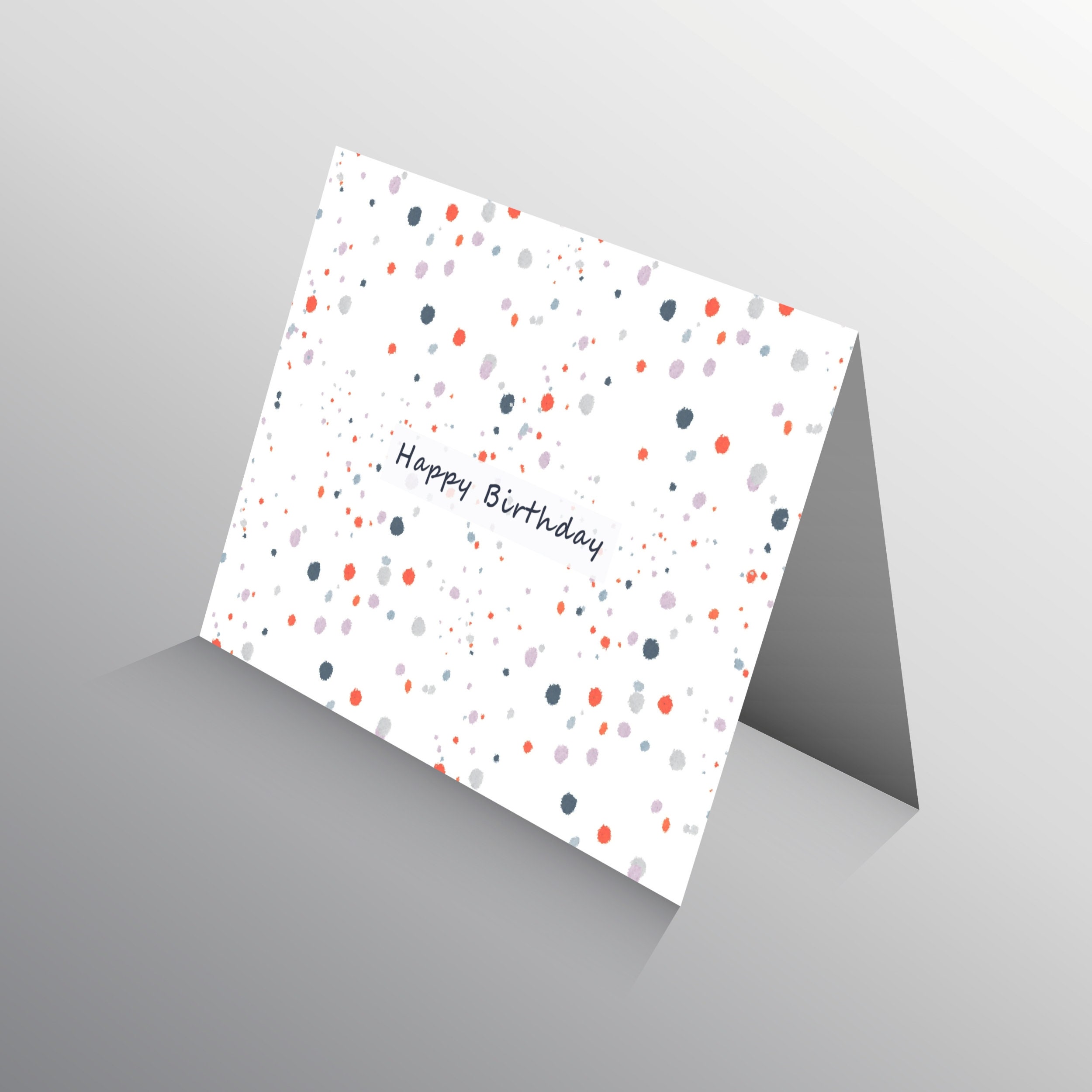 Lovely Birthday Card, Modern Birthday Cards, Abstract Birthday Card - Etsy