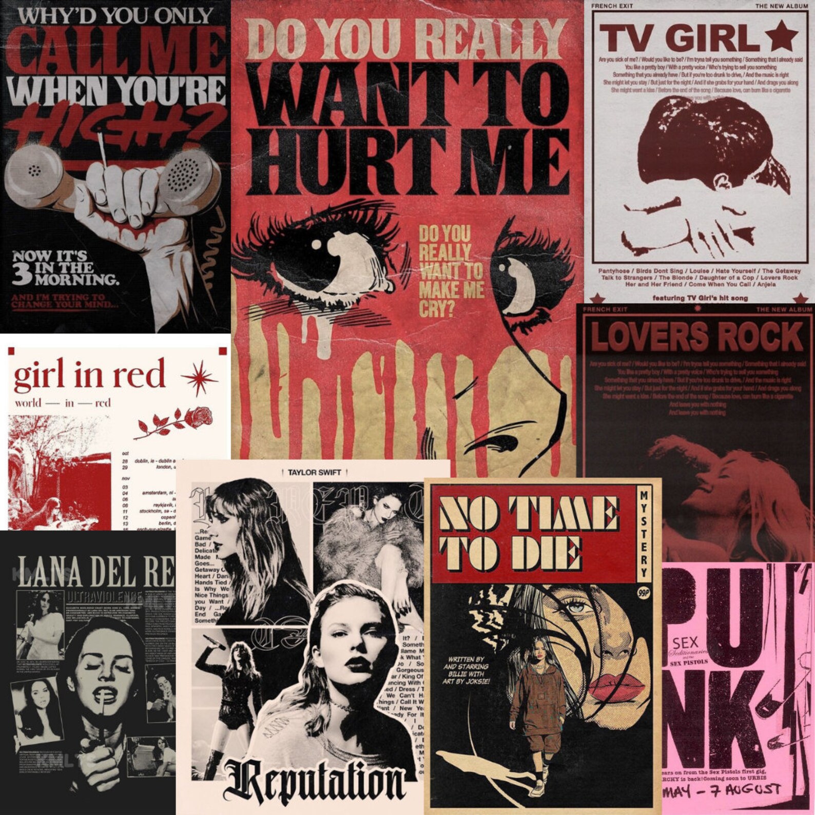 20 Y2k, Downtown Girl, Vintage Posters , Grunge , Fairy ,dark Academia ...