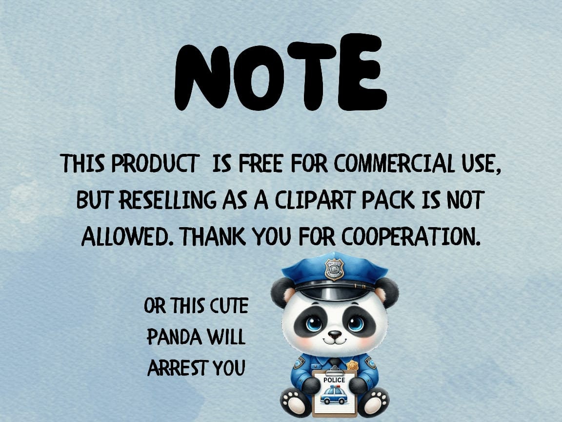 Cute Panda Clipart Bundle, Watercolor Panda PNG, Panda Graphics, Baby ...
