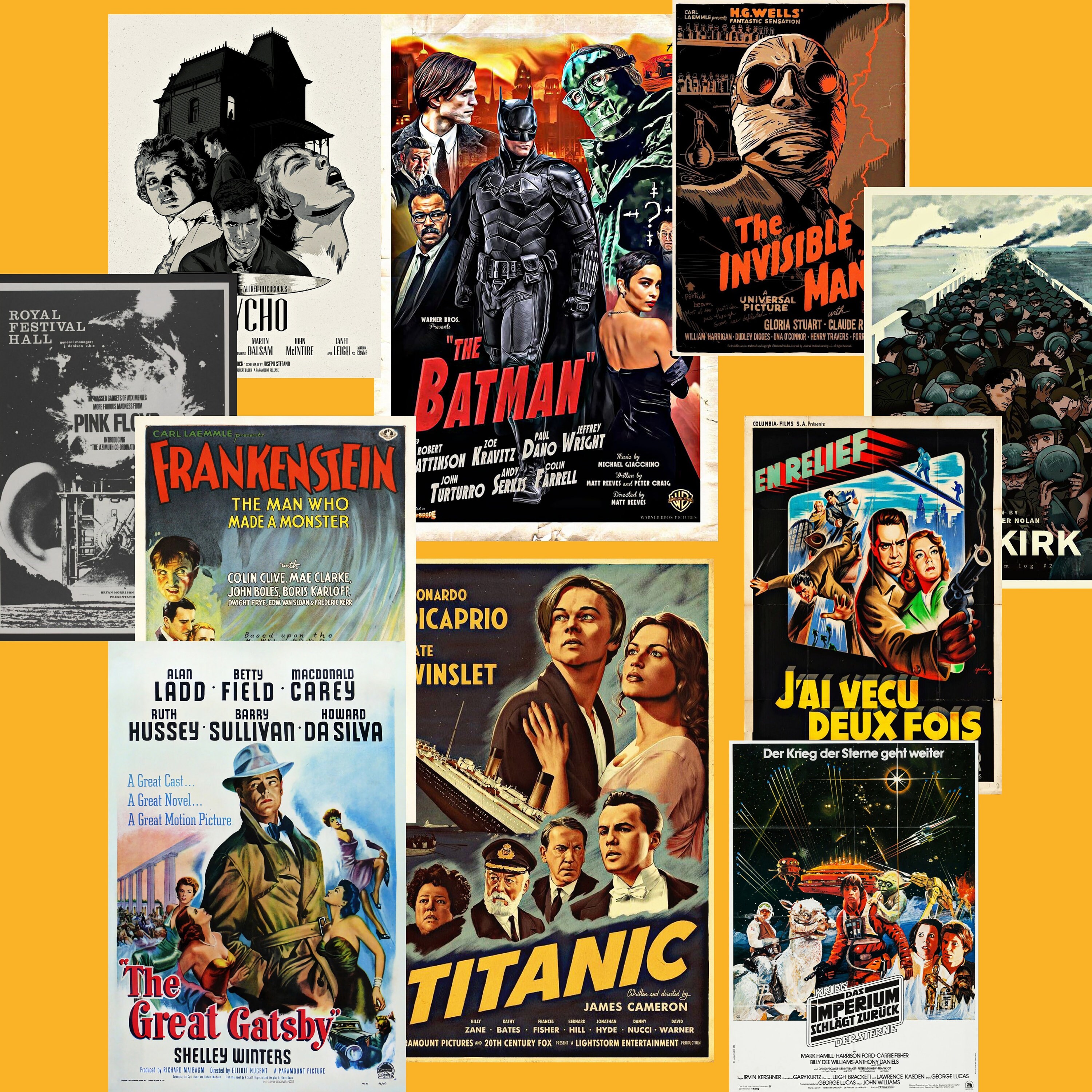 90s Vintage Wall Poster digital - Etsy