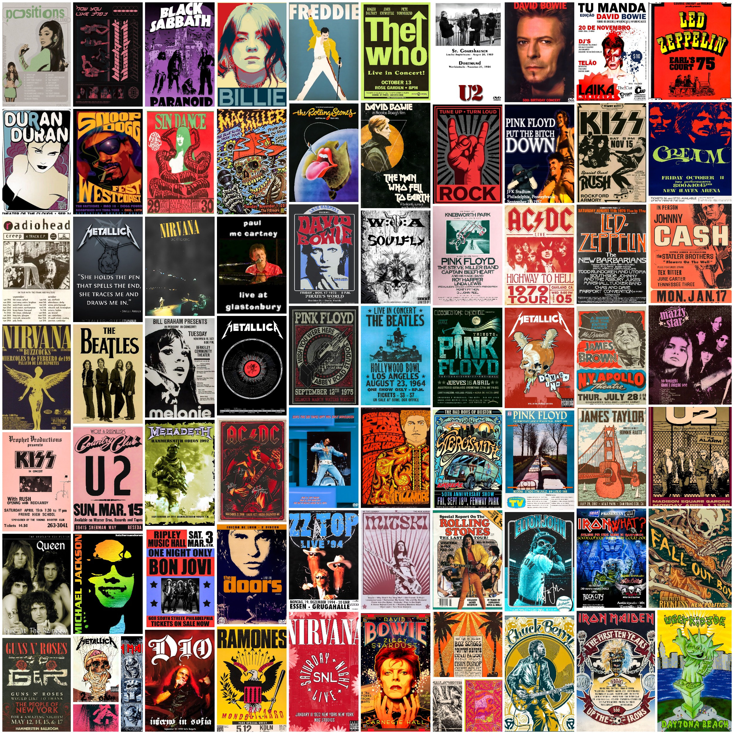 700+ Vintage Concert Poster, Retro Band Poster , Classic Rock Posters ...