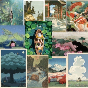 50+ Aesthetic Minimalist Anime Collage Kit , Pinterest Prints ...