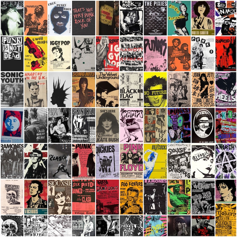 700 Vintage Concert Poster, Retro Band Poster , Classic Rock Posters ...