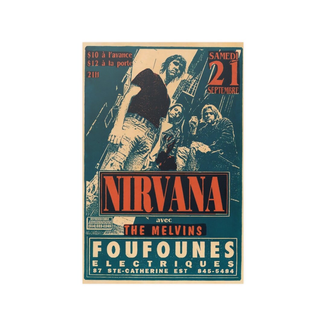 Nirvana Concert Poster