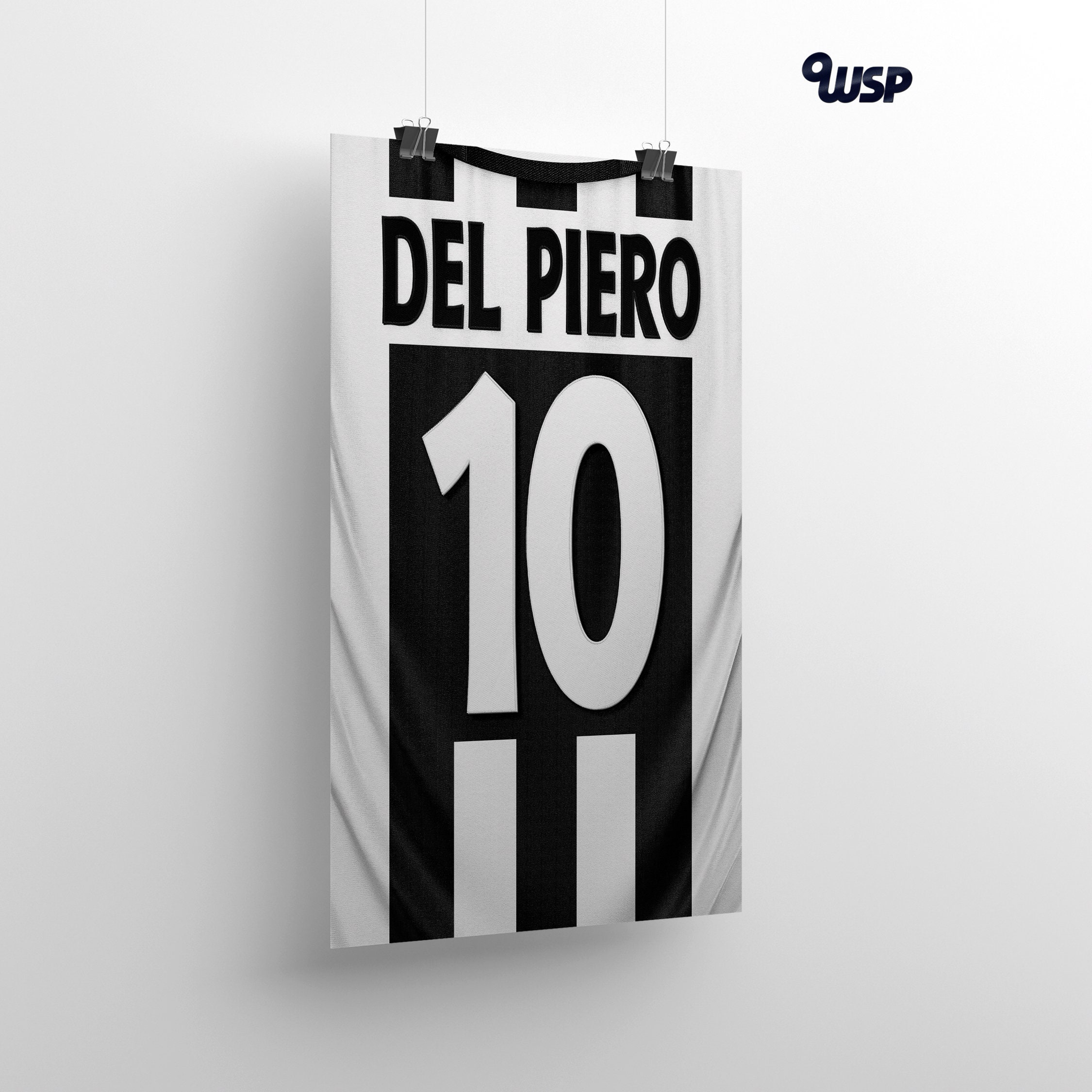 Alessandro Del Piero Poster Alessandro Del Piero Shirt Juventus Print ...