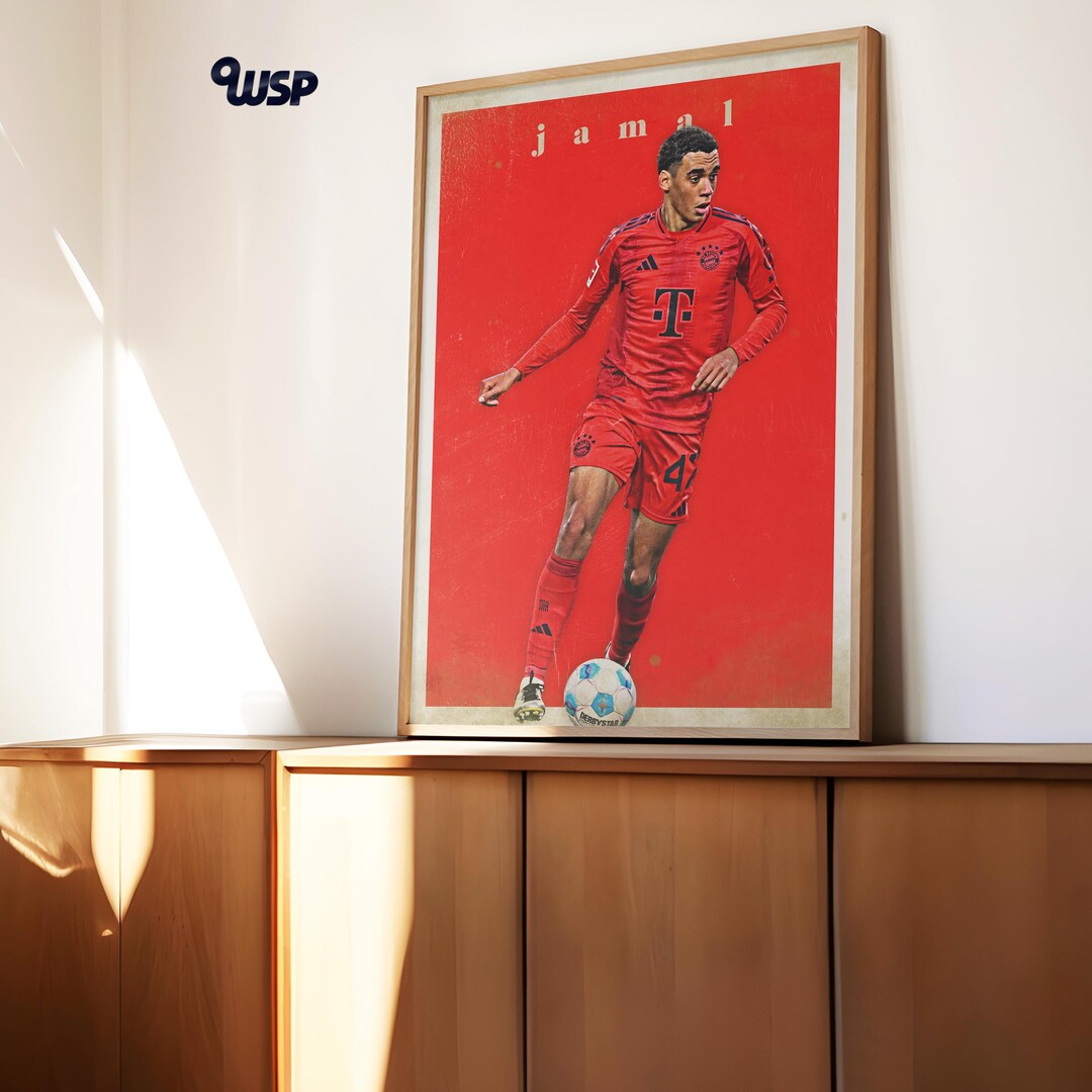 Jamal Musiala Jamal Musiala Print Bayern Munich Print Football Print ...