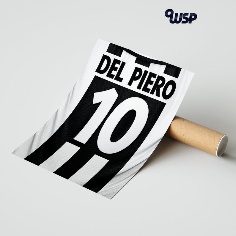 Alessandro Del Piero Poster Alessandro Del Piero Shirt Juventus Print ...