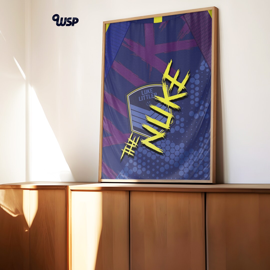 Luke Littler Poster Luke Littler Shirt Luke the Nuke Poster Darts Print ...