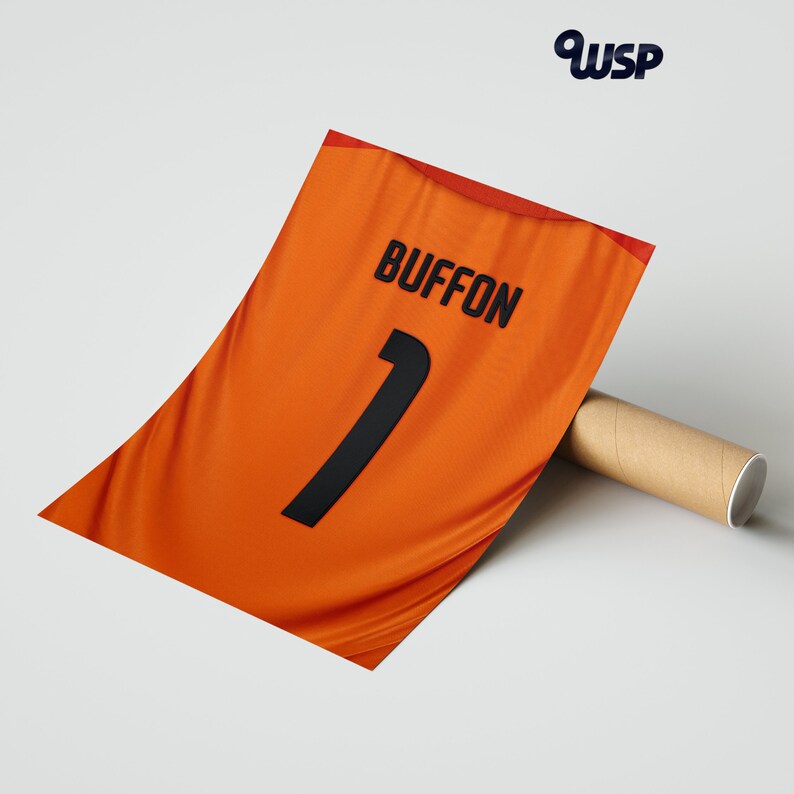 Gianluigi Buffon Poster Gianluigi Buffon Shirt Juventus Print Football ...