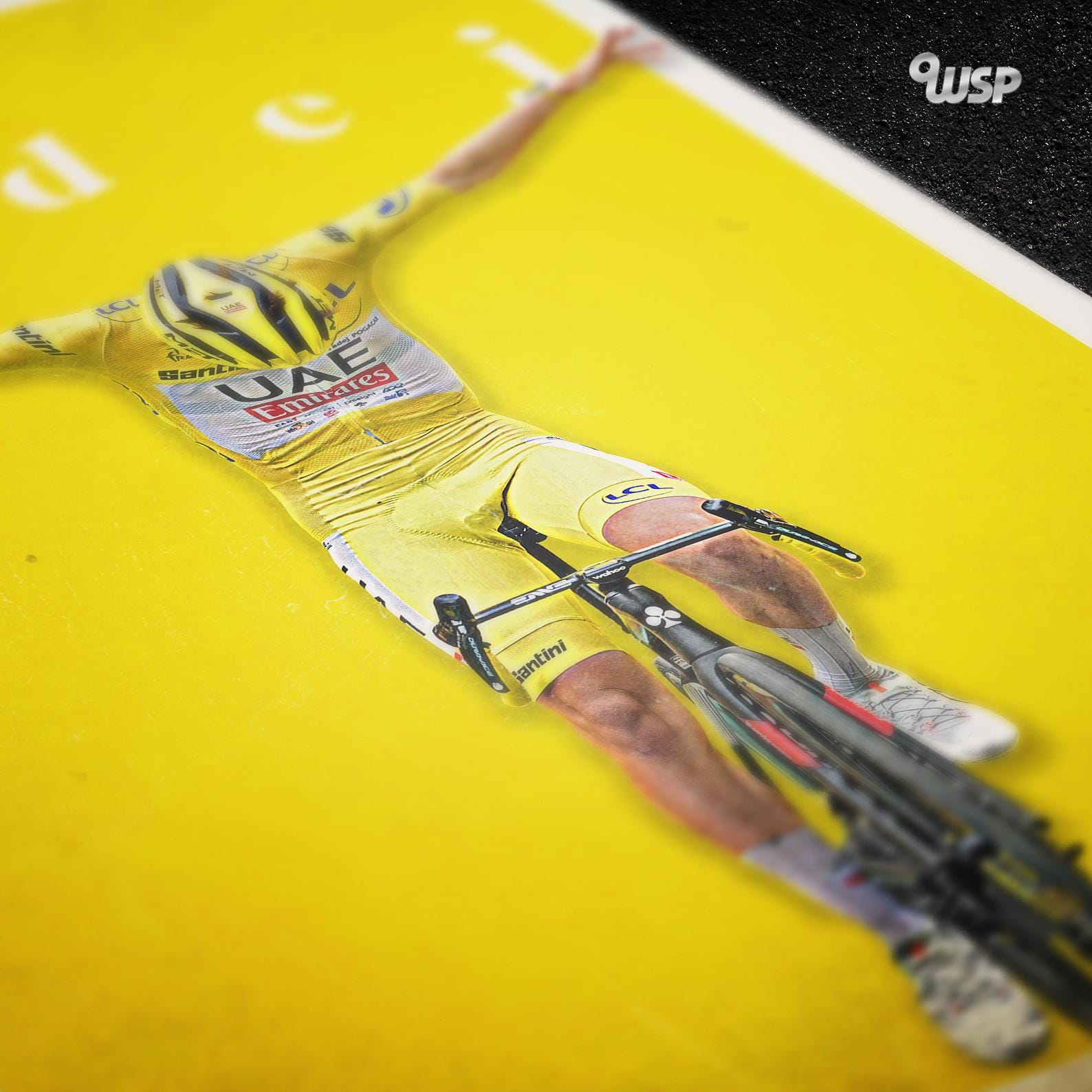 Tadej Pogacar Tadej Pogacar Print Tour De France Print Cycling Poster ...