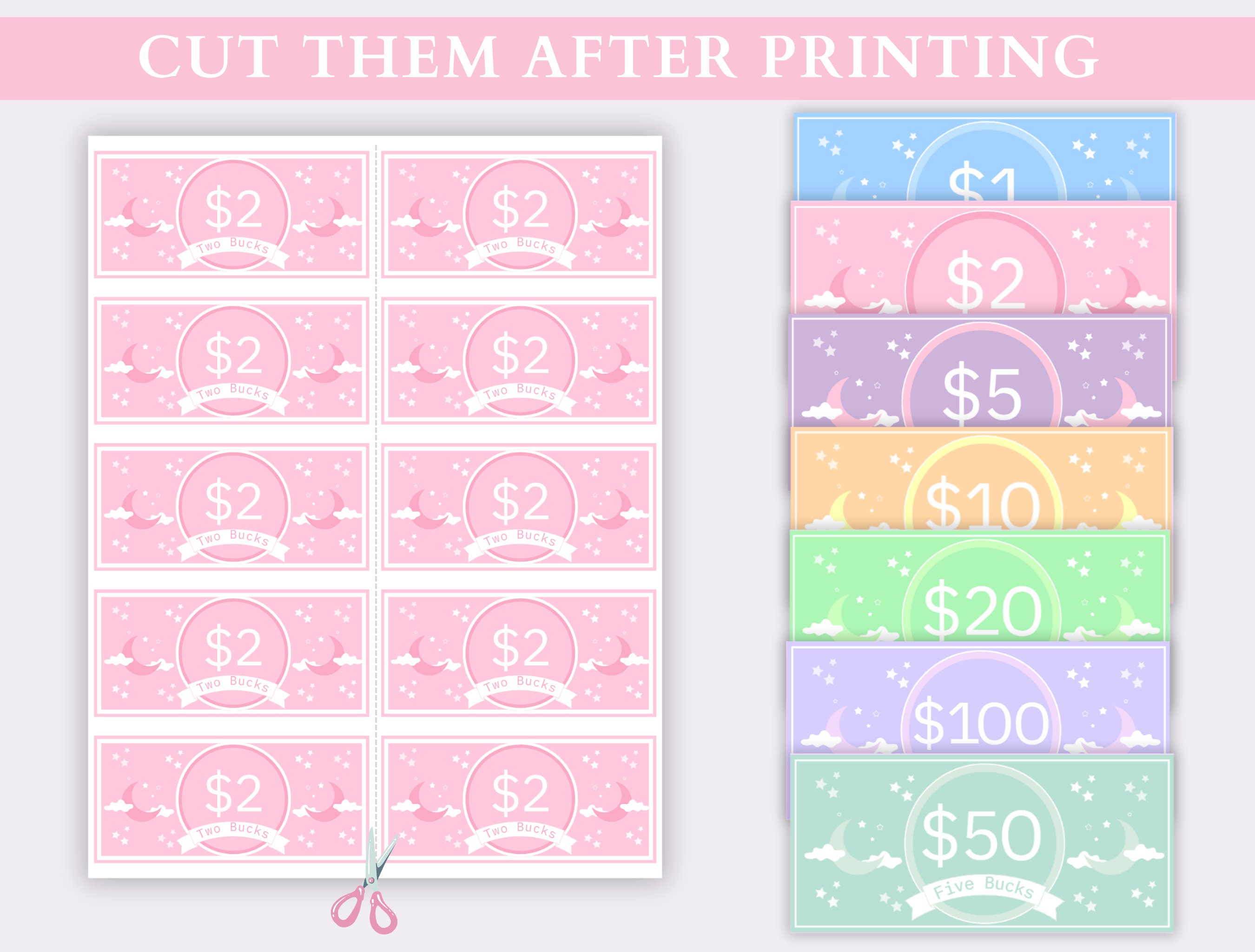Printable Reward Bucks Bundle for Kids Reward System for - Etsy