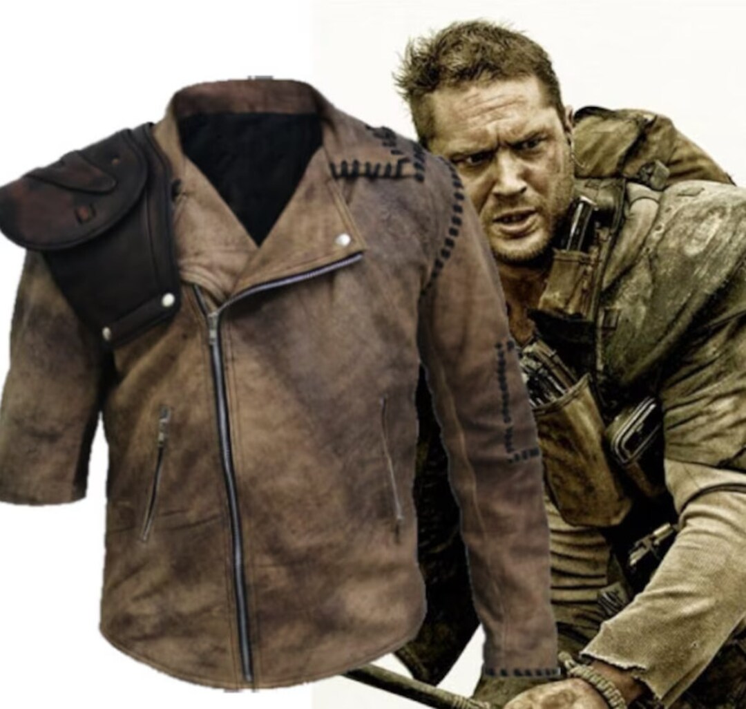 Inhandmade Spired by Mad Max Fury Road 4 Tom Hardy Leather Jacket, Mad ...