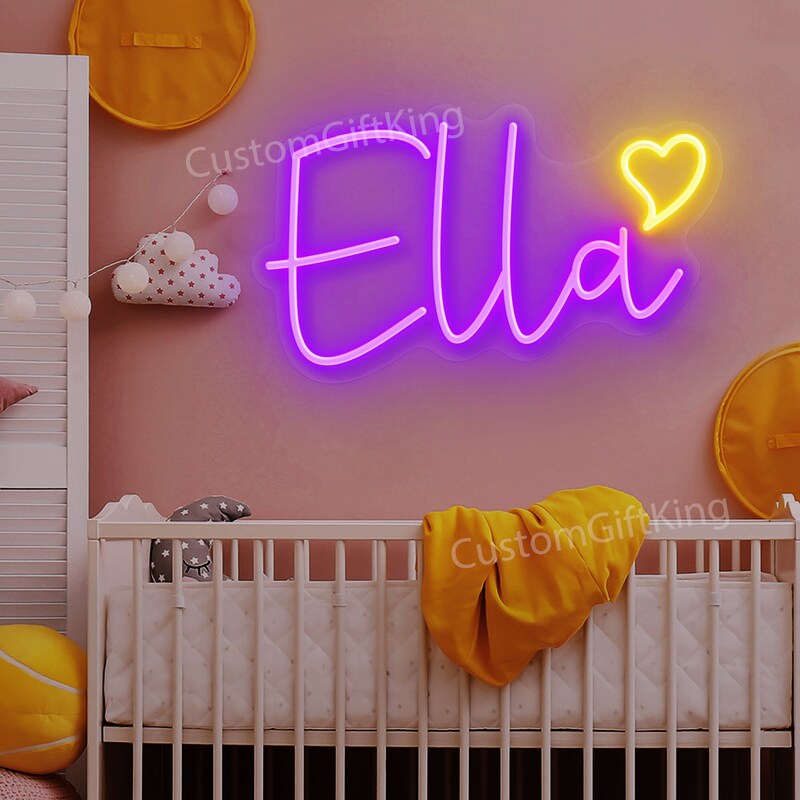 Neon Name Sign - Etsy