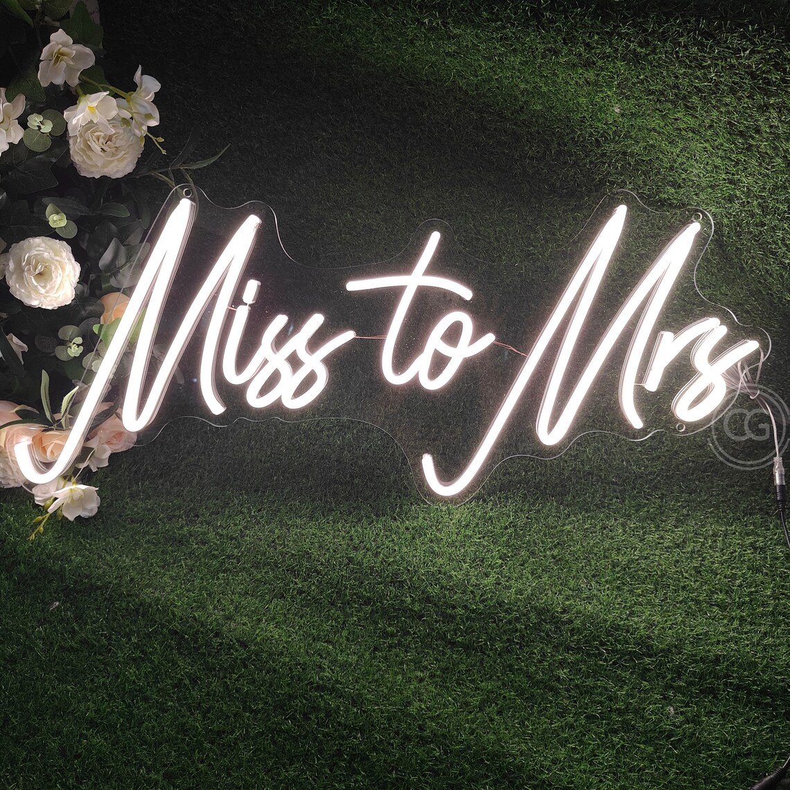 Miss to Mrs Neon Sign Custom Party Decor Wedding Neon Sign - Etsy