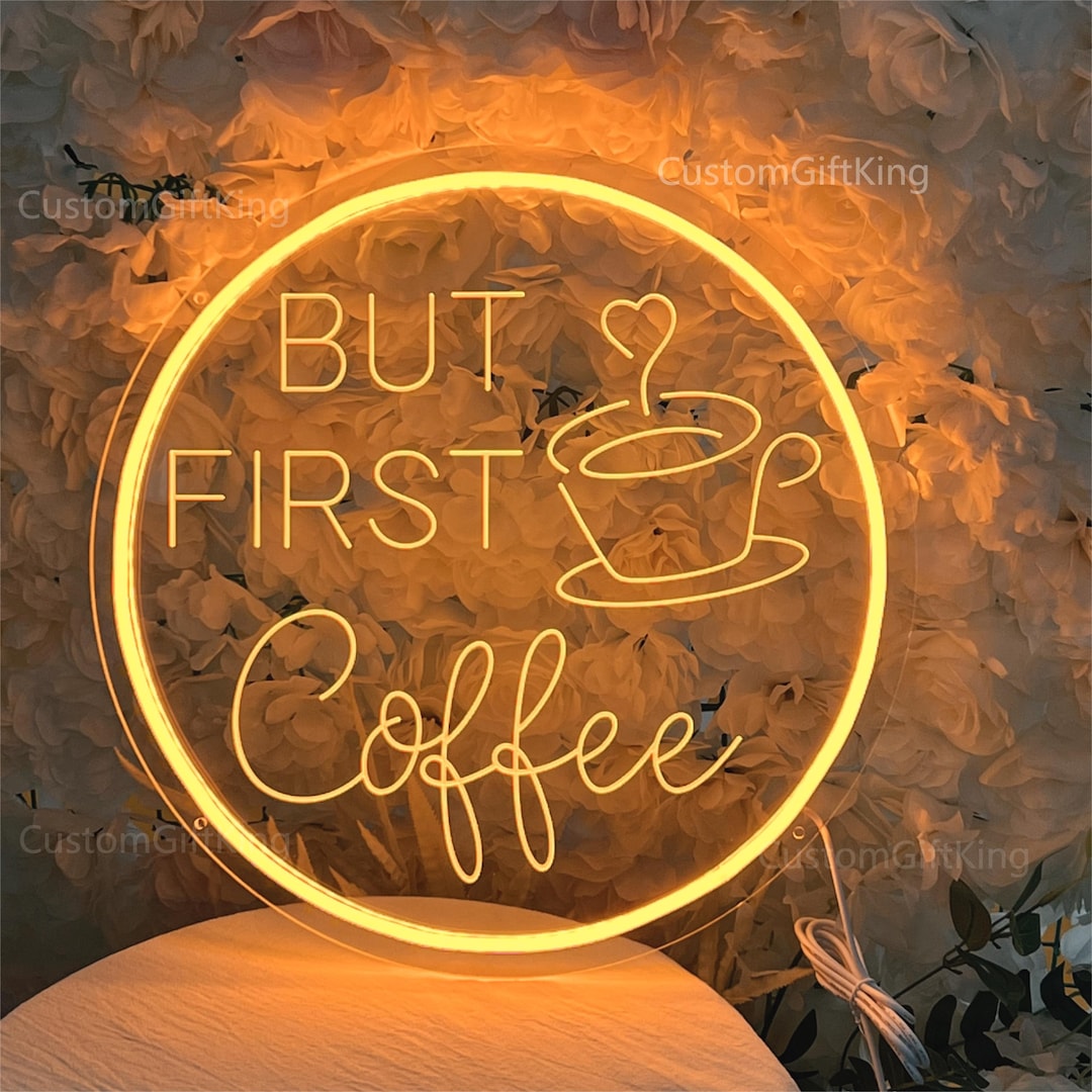 Coffee Neon Sign Wall Decor, Led Neon Sign Home Bar Decor, Neon Lights ...