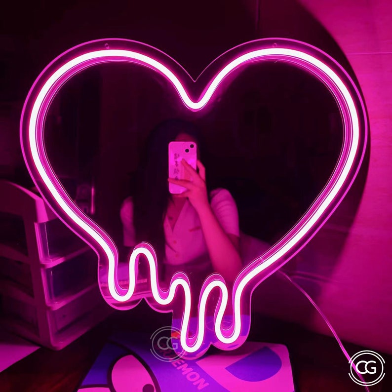 Custom Mirror Led Sign Neon Mirror Sign Light up Mirror for - Etsy