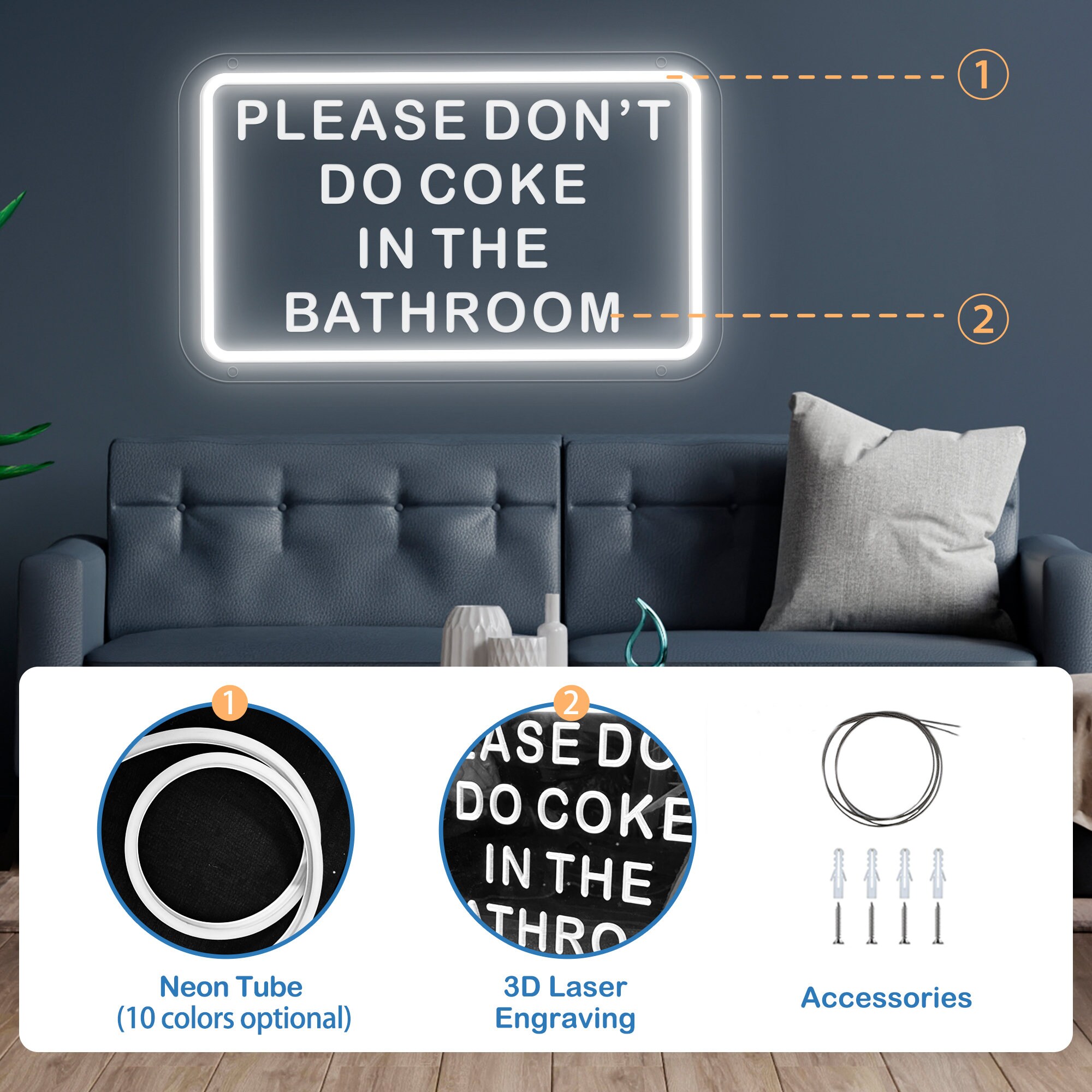 Babe You Look so Cool Neon Sign Custom Led Neon Sign Wall - Etsy