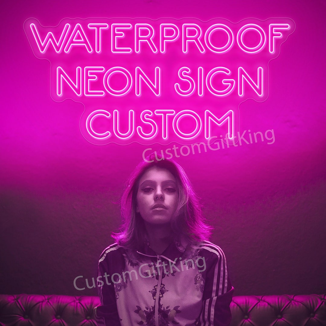 Outdoor Neon Sign Custom Wall Decor, Waterproof Neon Sign Outdoor Decor ...