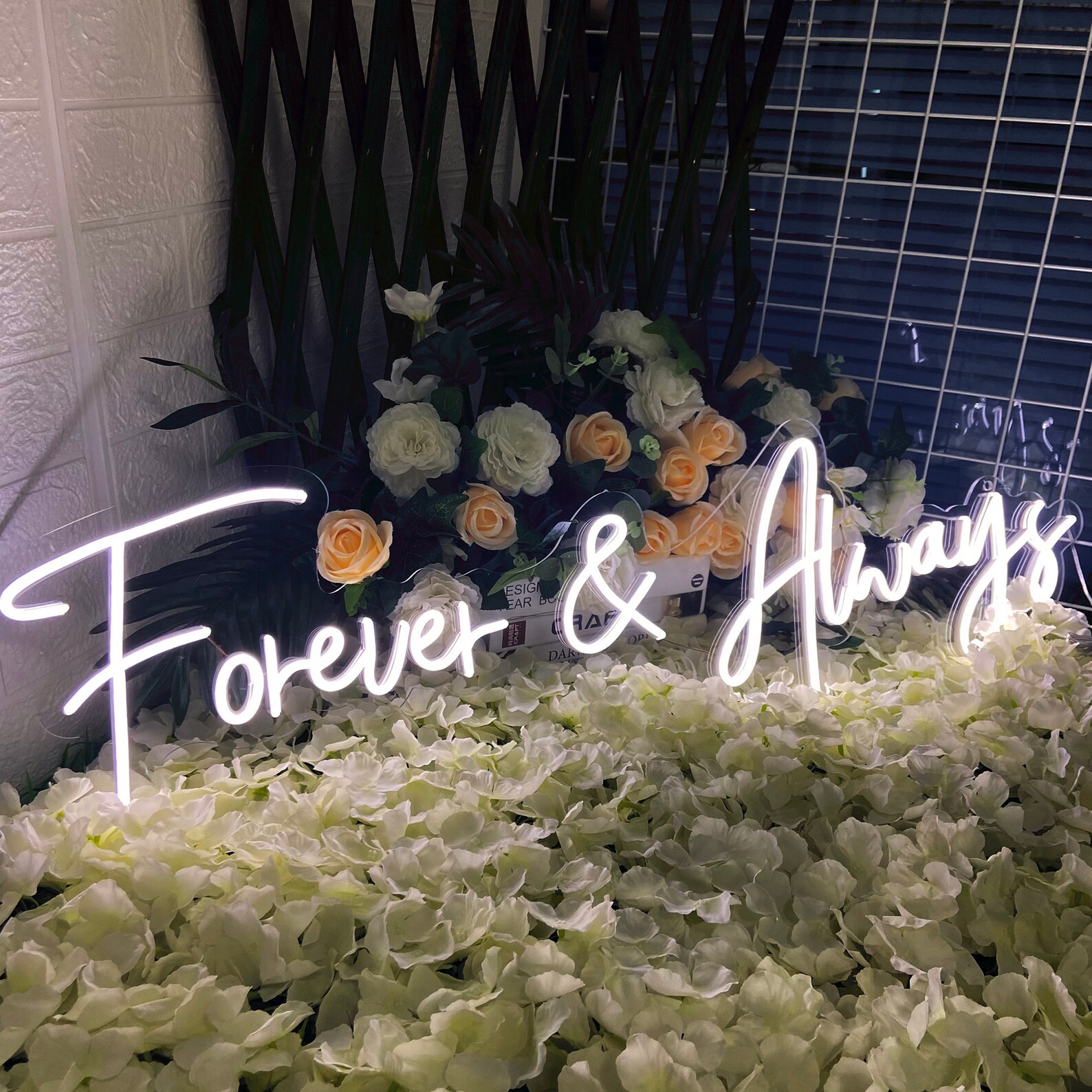 Forever & Always Neon Sign Custom Wall Decor Led Sign - Etsy