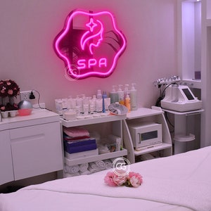 Custom Neon Sign Wall Decor, SPA Neon Sign Business Decor, Custom Led ...