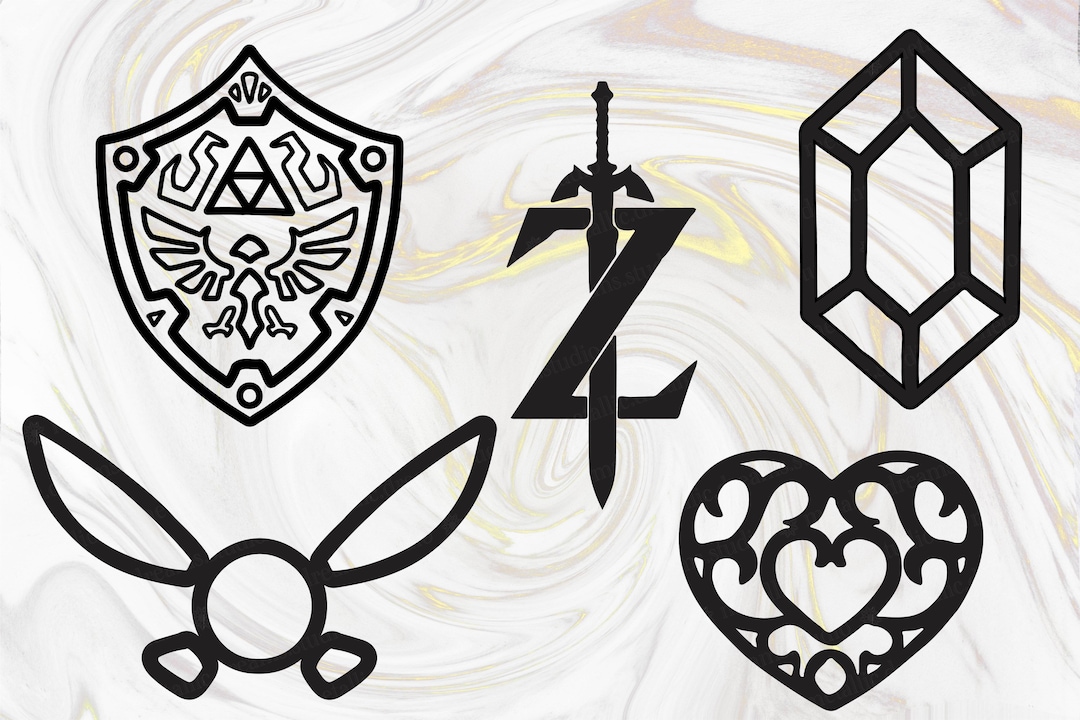 Zelda Svg/clipart Package - Etsy