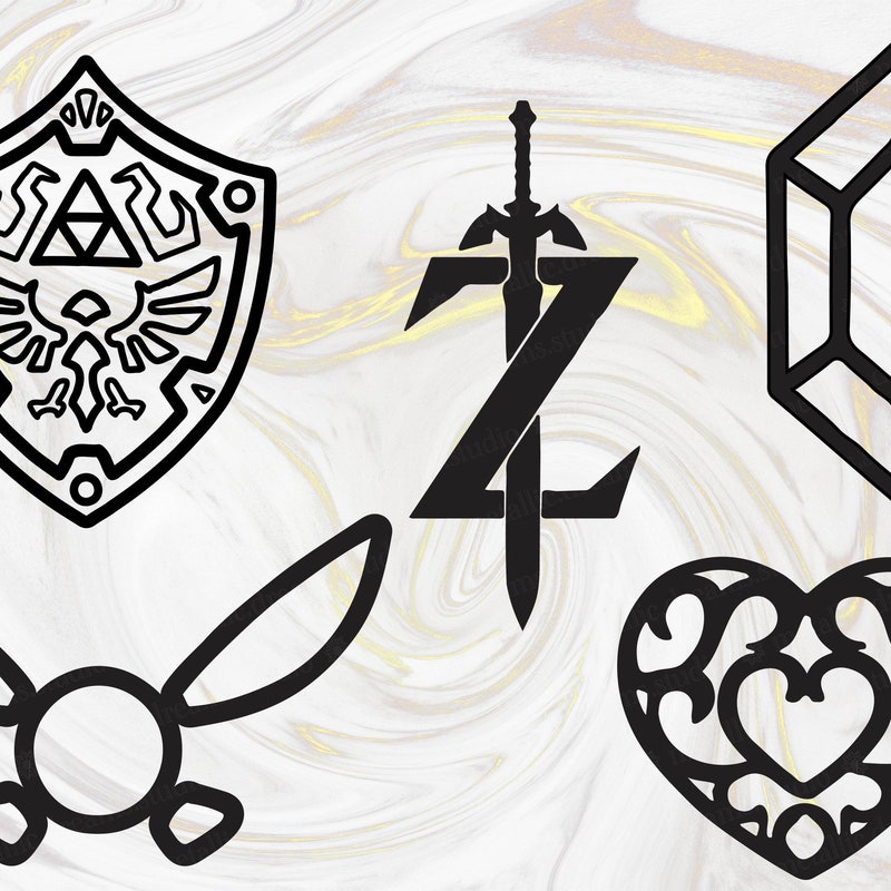 Zelda Heart Svg - Etsy