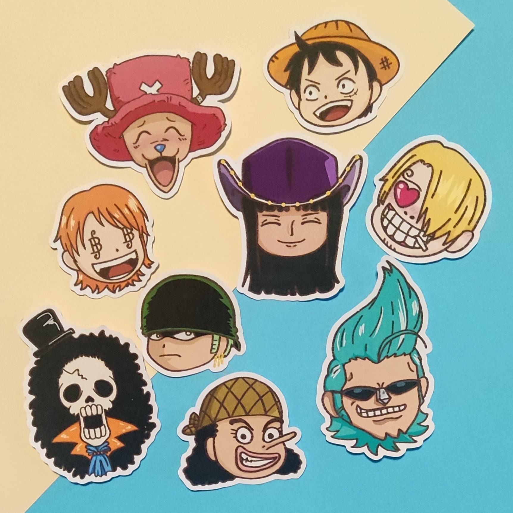 One Piece Stickers Mugiwara Chibi Gift - Etsy