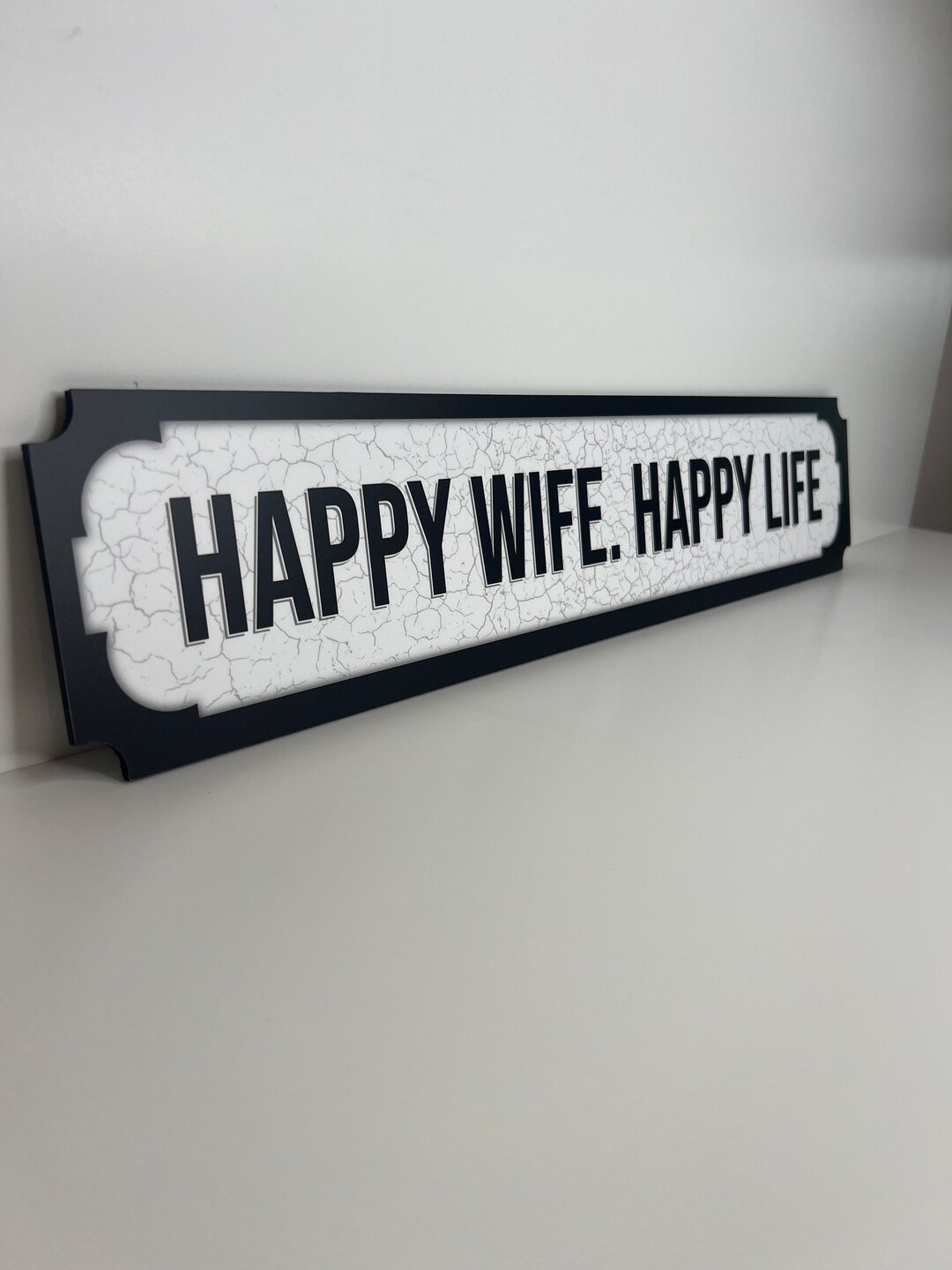 Happy Wife Happy Life Street Sign, Anniversary Gift - Etsy UK