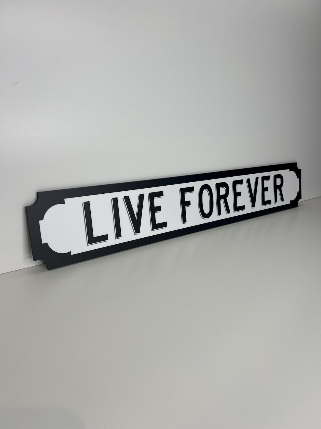 Oasis Inspired Live Forever Slogan Sign - Etsy